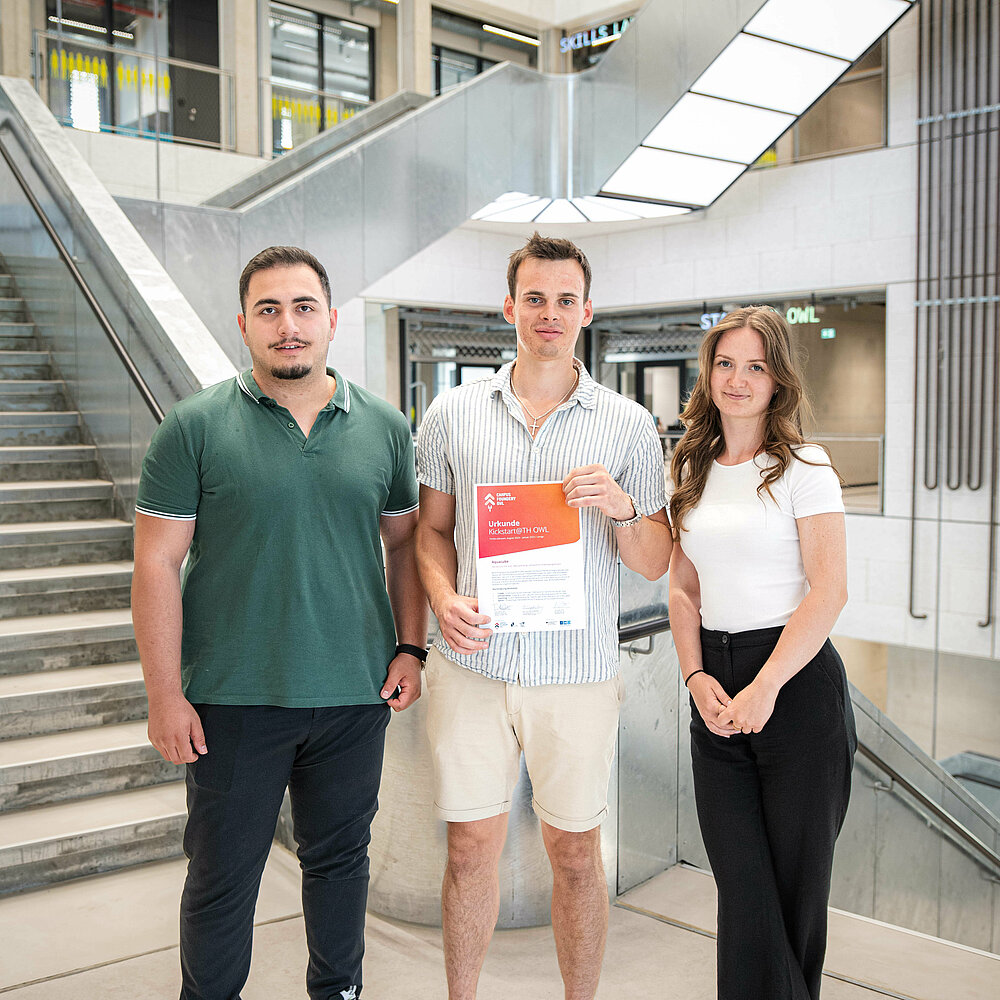 Kickstart@TH OWL: Fünf innovative Startup-Ideen starten durch: TH OWL