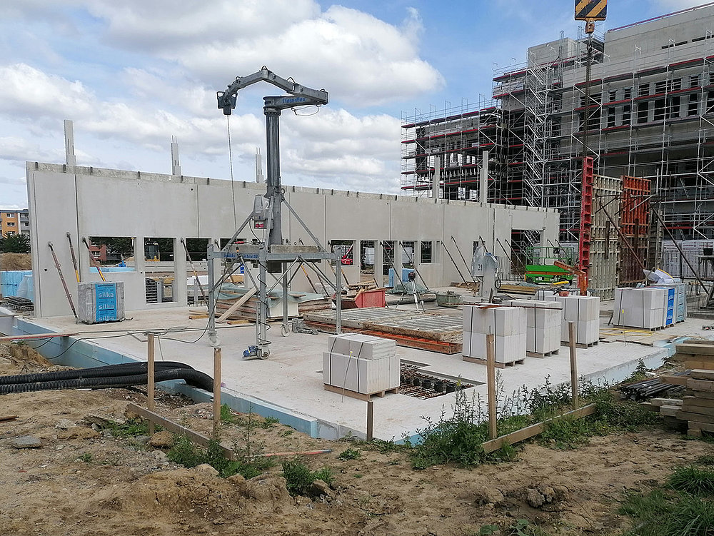 Die Smart FOODFACTORY erhält die ersten Wände: TH OWL