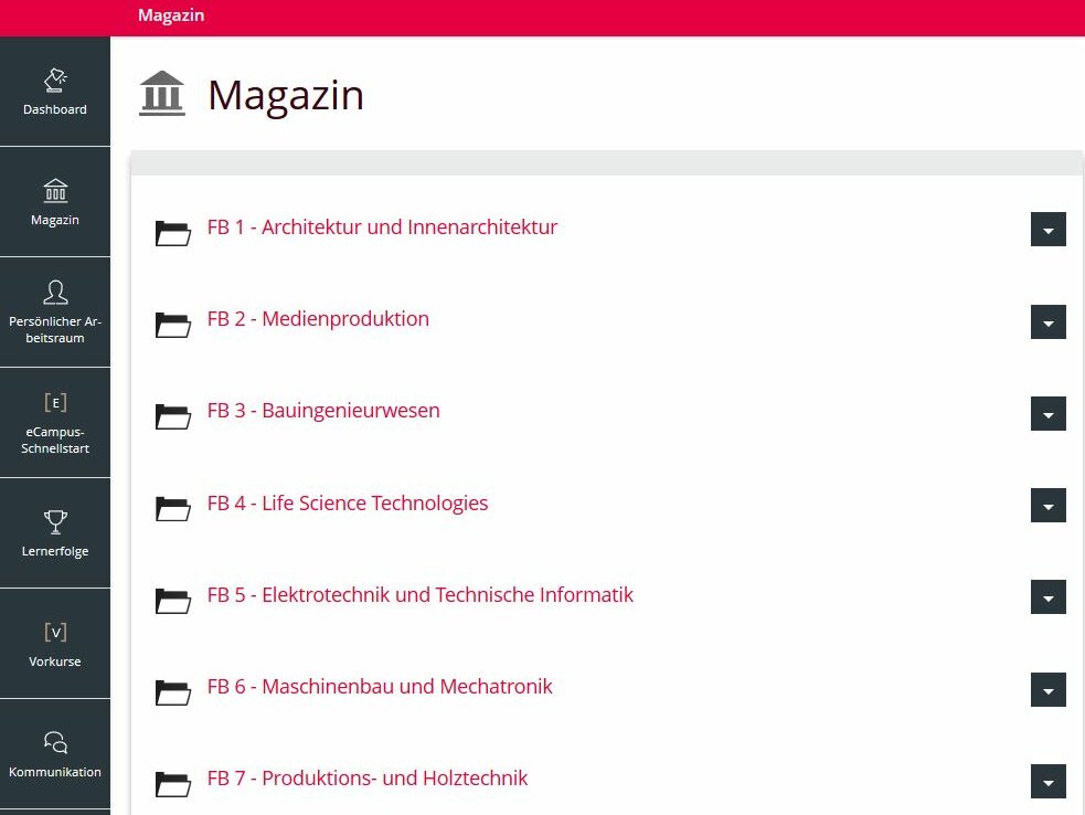 Update eCampus & eAssessment 2022: TH OWL