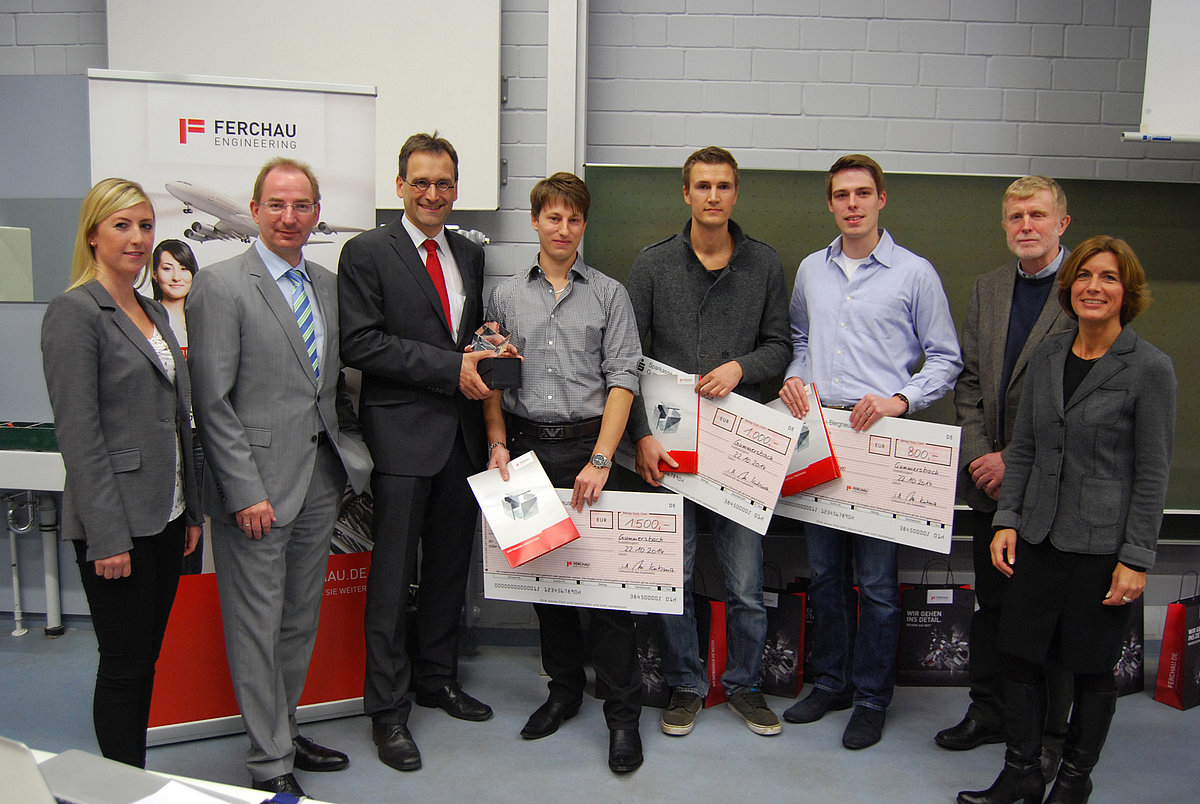 Exzellenter Ingenieurs-Nachwuchs mit Ferchau-Förderpreis ausgezeichnet ...